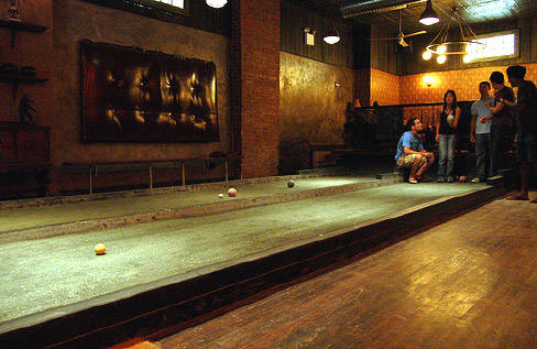Bocce, a “chic” pastime