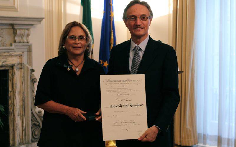 Princess Giulia Ghirardi Borghese Appointed Knight of the Order of ...