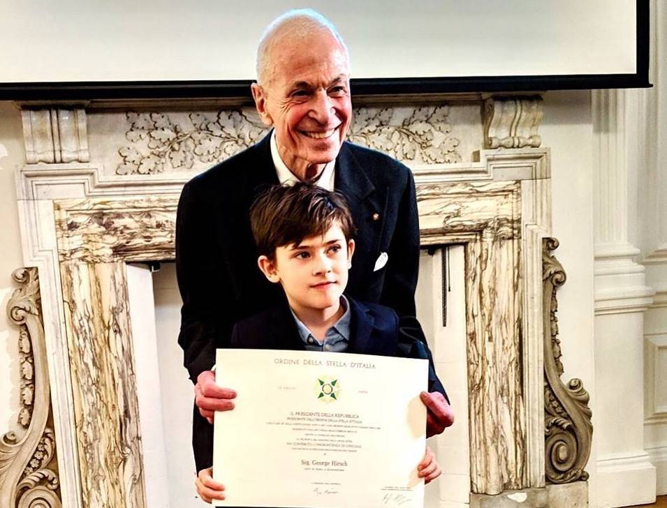 Honoring George Hirsch at the Italy Run 2019 Kick-Off