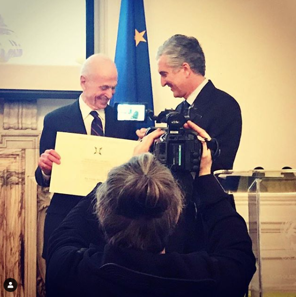 Honoring George Hirsch at the Italy Run 2019 Kick-Off