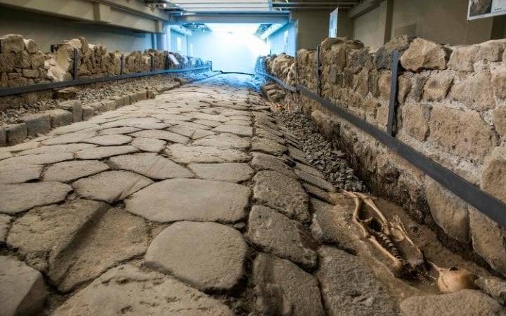 Unique McDonald’s Atop Ancient Roman Road Opens