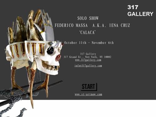 Calaca Solo Show by Italian Artist Ienacruz