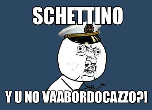 Captain Schettino Becomes an Internet Meme